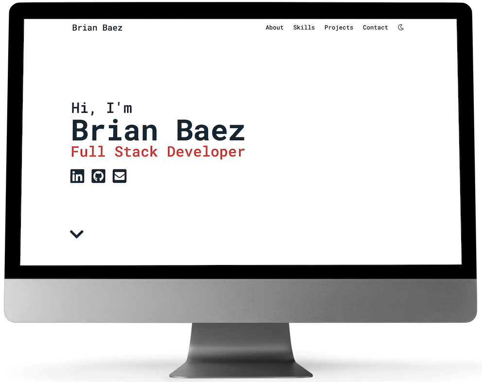 Brian Baez | Full Stack Developer